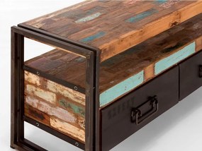 Starožitný dřevěný tv stolek Ontario