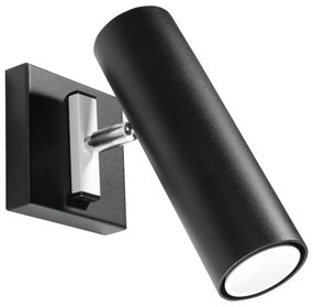 Sollux Lighting Nástěnné svítidlo DIREZIONE Černá