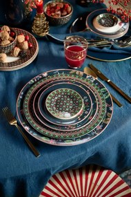 Pip Studio Berry Blues talíř Ø12cm, zelený (Talíř z tenkostěnného porcelánu)