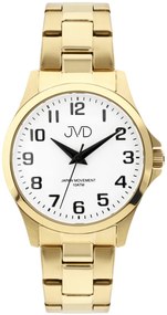 Dámské čitelné vodotěsné nerezové hodinky JVD J4190.2
