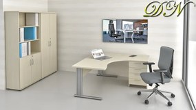 Sestava kancelářského nábytku Komfort 1.12, javor ZEP 1.12 12