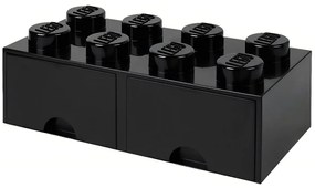 OnaDnes -20% Lego® Černý úložný box LEGO® Storage 25 x 50 cm