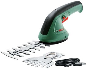 Bosch Zahradní technika - 3,6V AKU nůžky na keře a trávu, USB kabel 0600833303