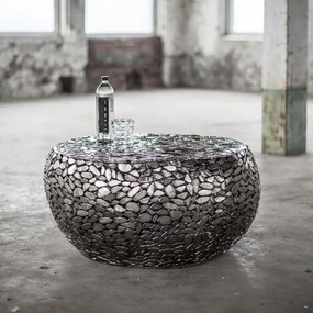 Konferenční stolek Carlijn Antique Nickel