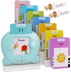 Montessori Education interaktivní mluvící hračka (AJ jazyk) Barva: modrá