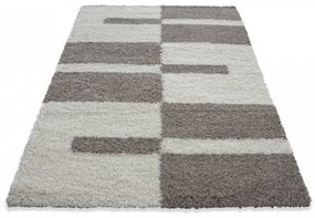 Kusový koberec Gala shaggy 2505 beige 100 x 200 cm