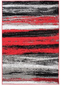 Kusový koberec PP Elpa šedočervený 220x300cm