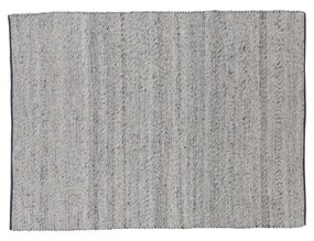 Obdélníkový koberec Ganga, stříbrný, 350x250