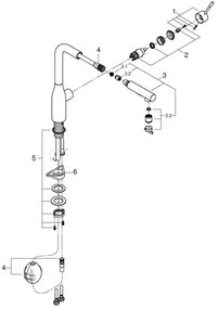 GROHE 30270DL0 - Dřezová baterie ESSENCE bronzová