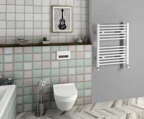 Aqualine Aqualine, DIRECT topné těleso s bočním připojením 450x960 mm, černá mat, ILR94B