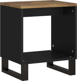 vidaXL Konferenční stolek 40 x 31 x 46 cm recyklované dřevo a kompozit [350643] Barva: Světlé dřevo