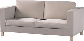 Potah na pohovku IKEA  Karlanda rozkládací, krátký barva béžová látka sametová