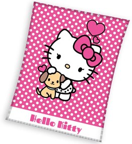 Dětská deka Hello kitty Puppie 130x170 cm