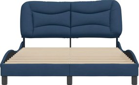 Rám postele bez matrace Hvar modrá 120x200 cm textil 3207764