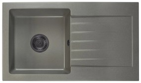 Kuchyňský dřez Lemmion (šedá) (bez otvoru pro baterii) (P). 1065949