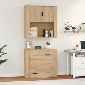 Skříň highboard dub sonoma kompozitní dřevo 3185386