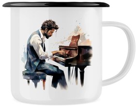 Mablo Plecháček "Pianista" Lem: Černý 330 ml