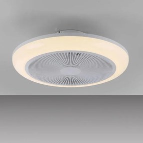 LD 14623-16 LED stropní svítidlo s ventilátorem BRANDA bílé RGB CCT, RGB/3000-6500K - JUST LIGHT