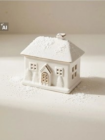 Sinsay - Vánoční LED lampička ve tvaru domečku - bílá