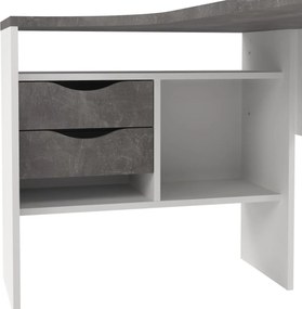 FALCO Psací stůl Felix 118 bílá/beton