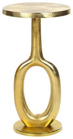 Kovový boční stolek zlatý APITI  Beliani