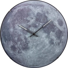 Nástěnné hodiny Blue Moon Dome