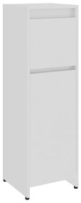 vidaXL Koupelnová skříňka bílá vysoký lesk 30 x 30 x 95 cm dřevotříska