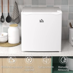 HOMCOM Mini mraznička, 35 L mrazicí box, 5stupňová regulace teploty, bílá