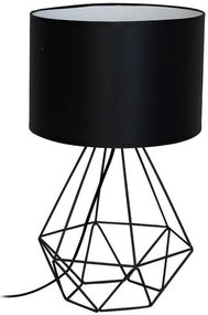 Stolní lampa stolní lampa basket 1xe27/60w/230v černá