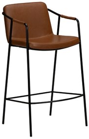OnaDnes -20% ​​​​​Dan-Form Hnědá koženková barová židle DAN-FORM Boto 67 cm