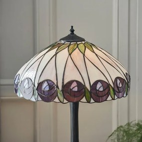 Endon 64177 - Stolní lampa Tiffany HUTCHINSON 1xE27/60W/230V pr. 40 cm