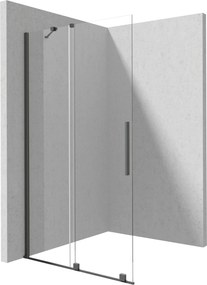 Deante Sprchová zástěna Walk-in Prizma, posuvná - KTJ D30R 100 cm, titan