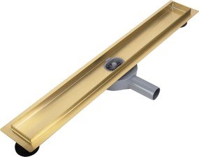 Lineární odtokový žlab Rea Neox Pro 70 cm zlatý