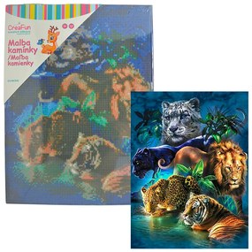 Diamantové malování - Šelmy 30 x 40 cm