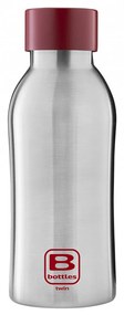 Bugatti B Bottles Twin Steel & Red termolahev 350 ml, BBT-SS350I3