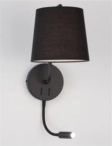 Nástěnné svítidlo NOVA LUCE SAGE E27 + LED na čtení 3000K 9129330 bez žárovky