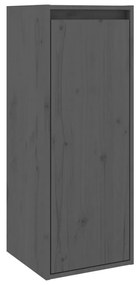 813499 vidaXL Nástěnná skříňka šedá 30 x 30 x 80 cm masivní borové dřevo