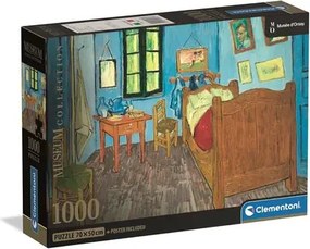 CLEMENTONI Puzzle Museum Collection: Ložnice v Arles / 1000 dílků / od