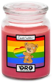 Svíčka LGBT Bear (Vůně svíčky: Višně v čokoládě)