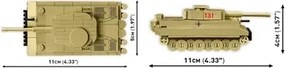COBI 3095 II WW Tiger I 131 / 144 kostek / 1:72 / od 6 let