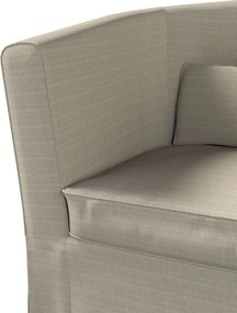 Potah na křeslo IKEA Ektorp Tullsta barva béžová látka pletený vzor