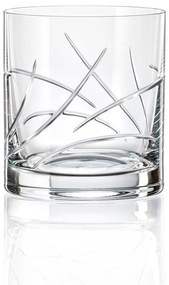 Crystalex Sklenice na Whisky Barline 280 ml, leštěný brus BR082, 4 ks