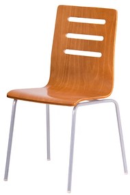 Office Pro Dřevěná židle TINA Barva nohou: Šedá, Barva dřeva12: Třešeň