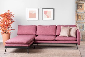 Hanah Home Rohová pohovka REYA červená 859FTN2017