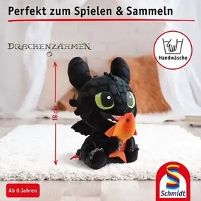SCHMIDT Plyšák Drak Bezzubka / Jak vycvičit draka / 18 cm / od 0 měsíc