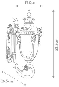 Elstead PH1-M-OB - Venkovní nástěnné svítidlo PHILADELPHIA 1xE27/60W/230V IP44