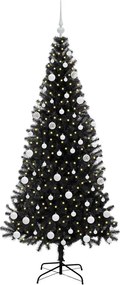 Vánoční stromeček Černá 180 cm PVC 3396481