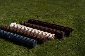 Vingo Dřevěná roleta na pergolu – přírodní, 2. jakost Šířka rolety: 100 cm, Rozvin rolety: 150 cm