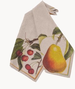 Sada lněných utěrek Cherry & Pear, 2 díly