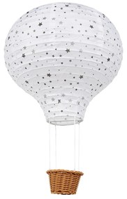 Ostaria Papírové stínidlo horkovzdušný balón s hvězdami 30 x 45 cm